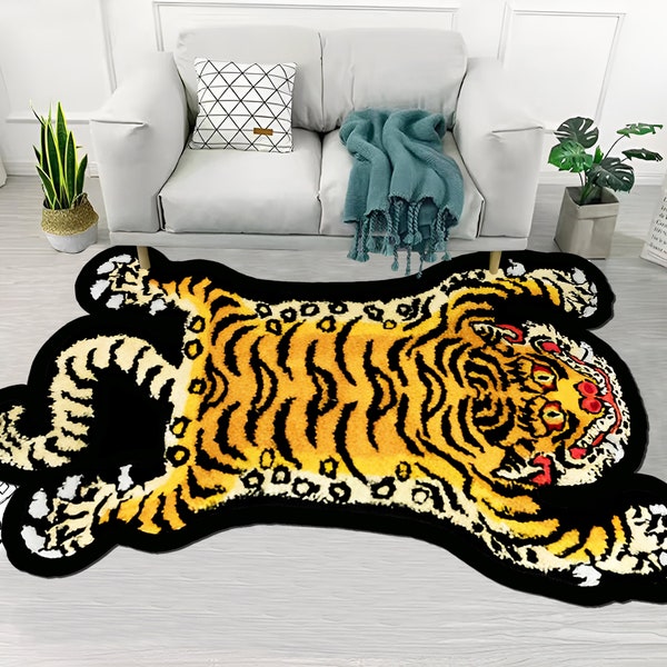 Tiger Rug - Etsy