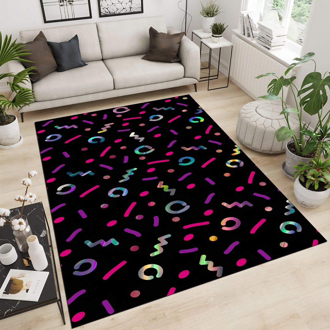 Arcade Rug Arcade Room Decorarcade Rugarcade Decorabstract - Etsy