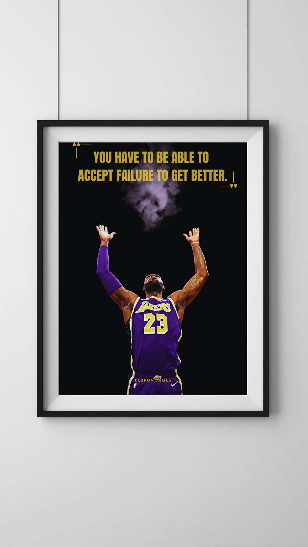Motivational Poster Lebron James High Resolution - Etsy