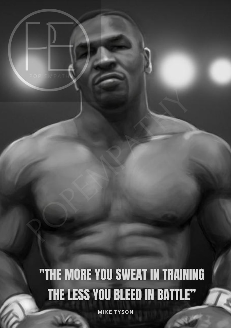 Motivational Poster Mike Tyson High Resolution - Etsy