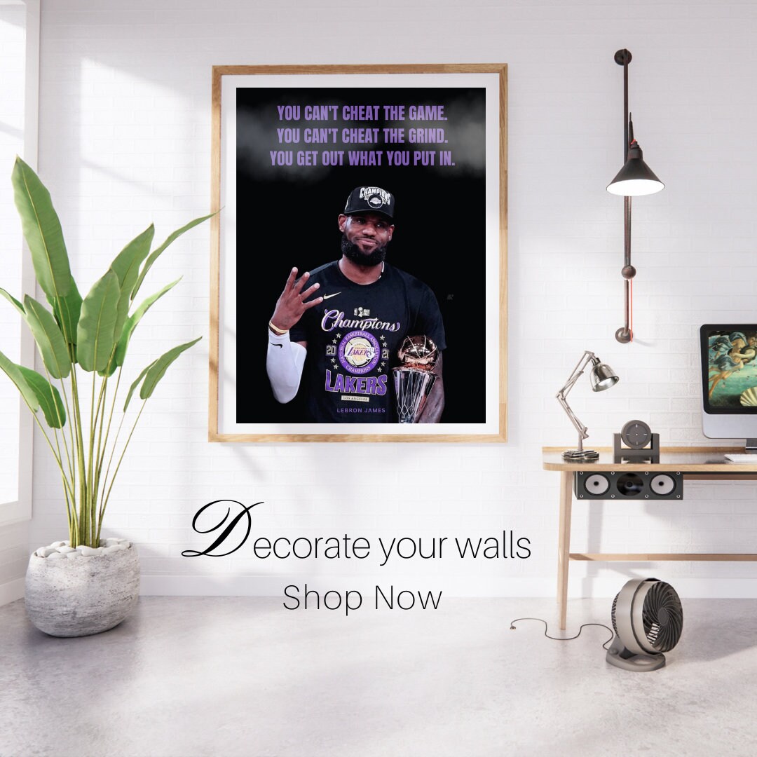Motivational Poster Lebron James High Resolution - Etsy