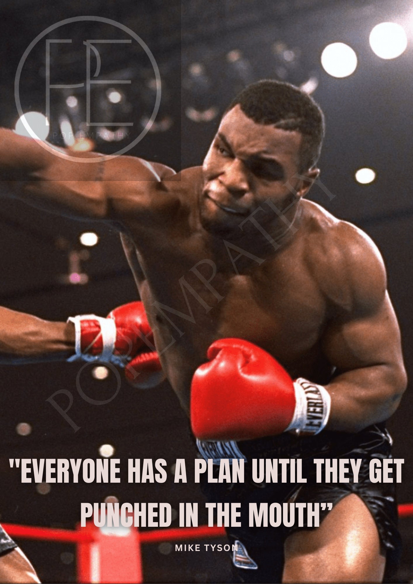 Motivational Poster Mike Tyson High Resolution - Etsy