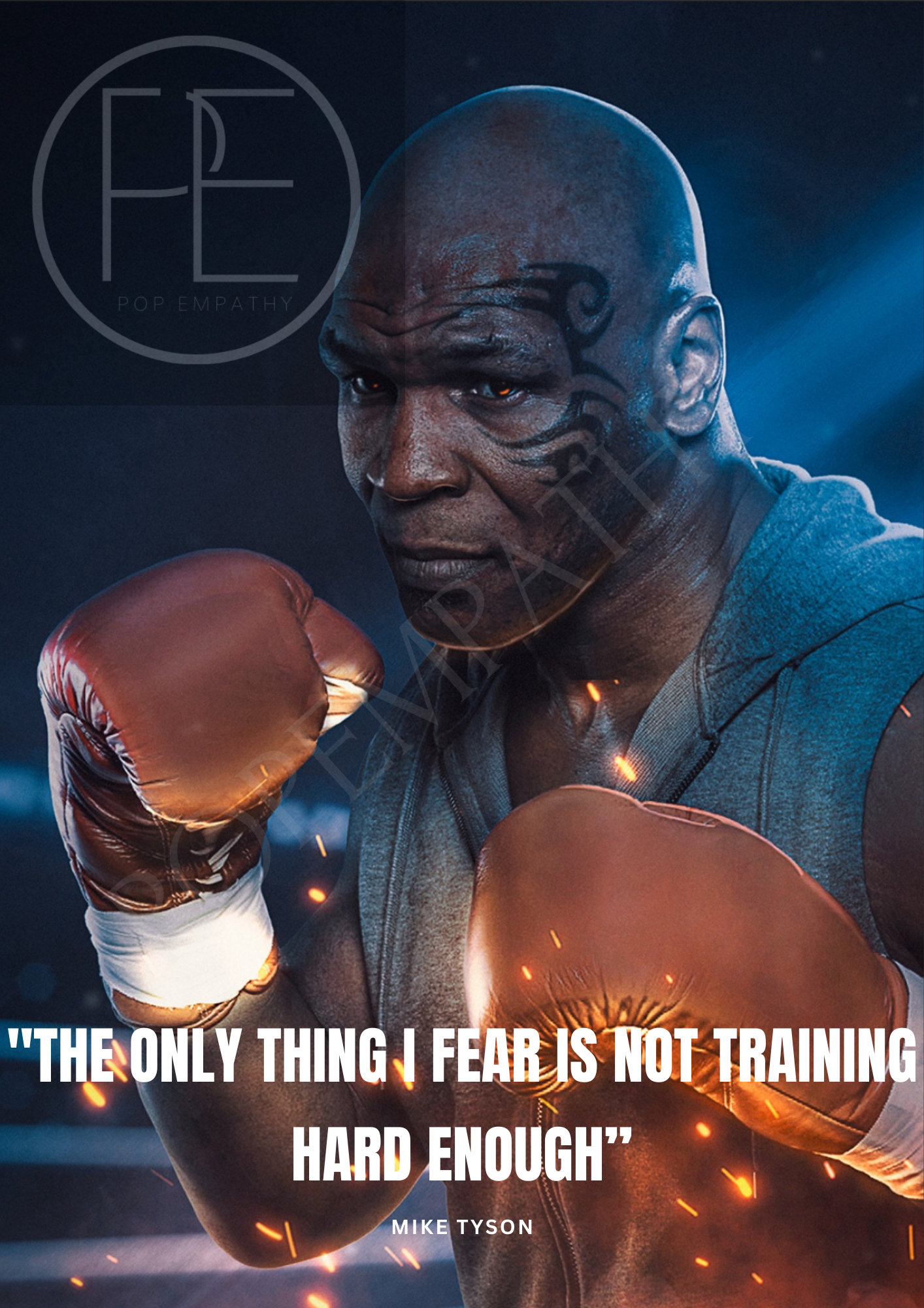 Motivational Poster Mike Tyson High Resolution - Etsy