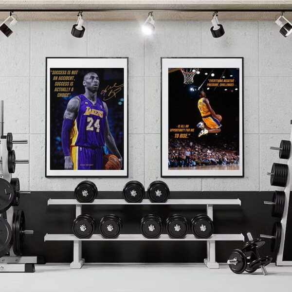Kobe Bryant Inspirational Poster - Etsy