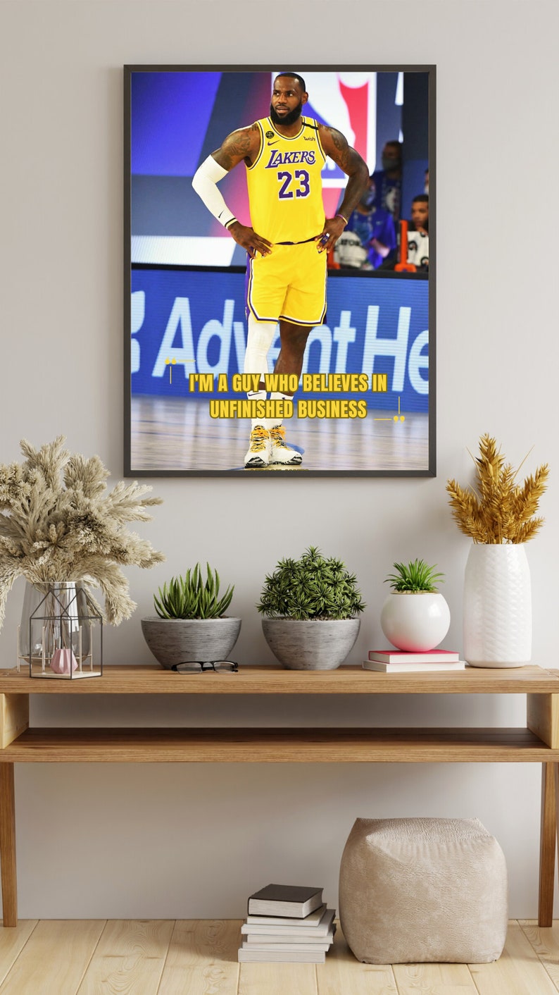 Motivational Poster Lebron James High Resolution - Etsy