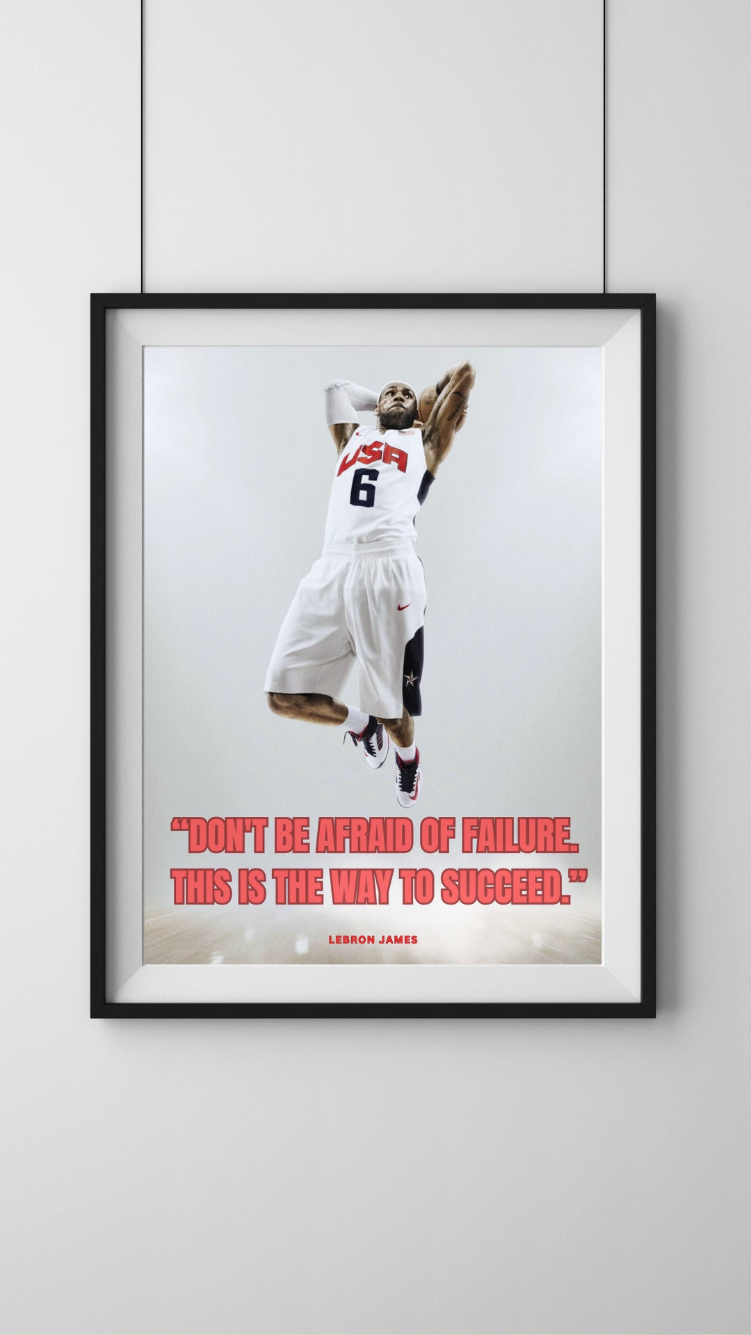 Motivational Poster Lebron James High Resolution - Etsy