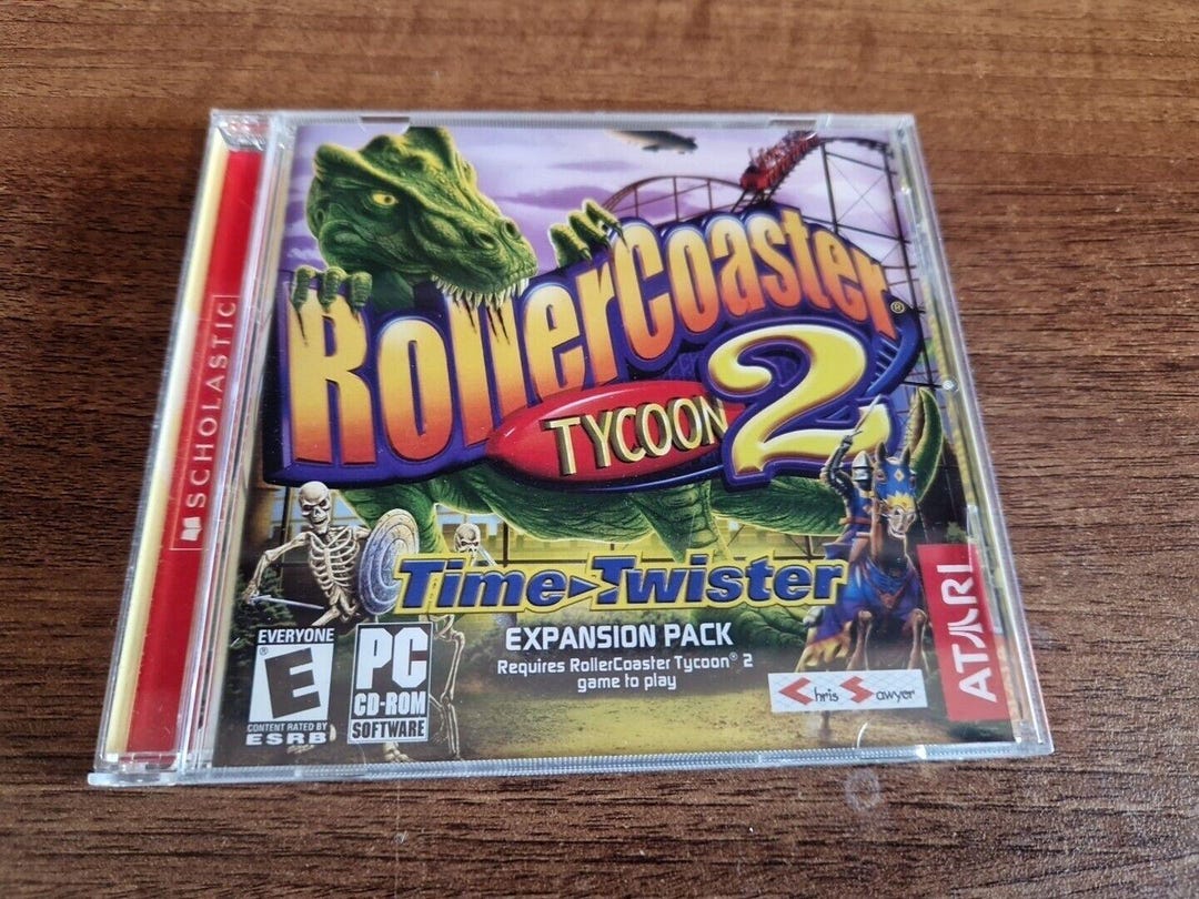 Rollercoaster Tycoon 2 Time Twister Expansion Pack PC CD-ROM - Etsy