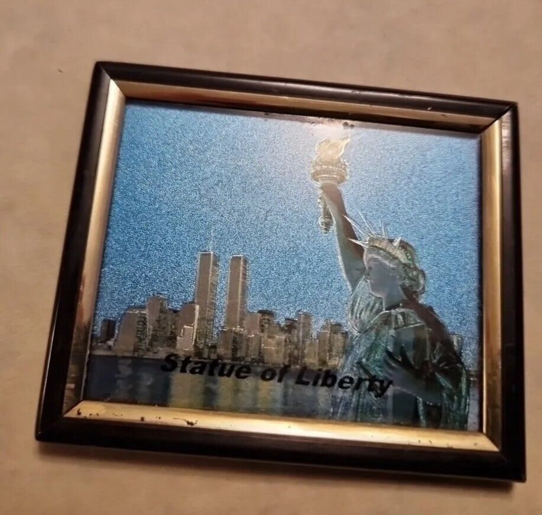 Fridge Magnet New York Statue of Liberty Vintage - Etsy