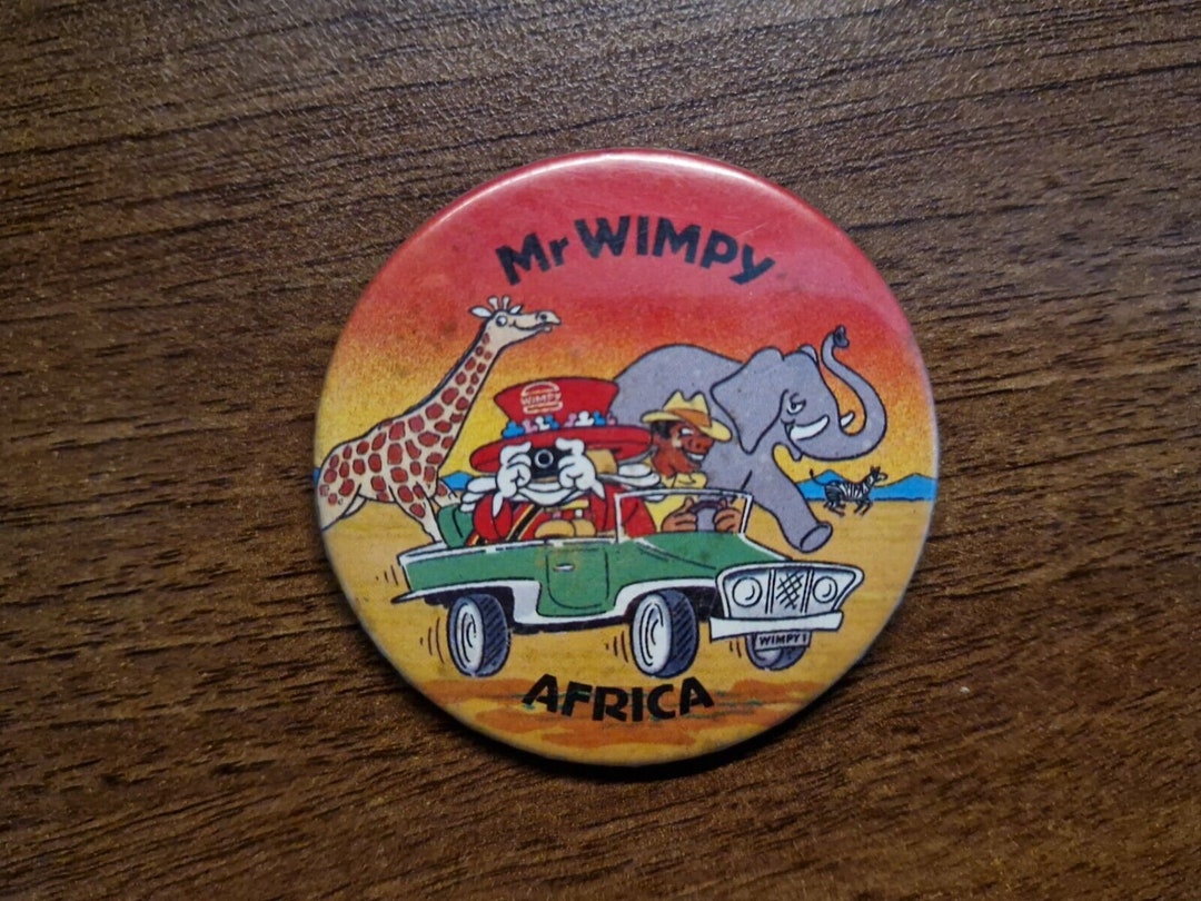 My Wimpy Retro Vintage Badge Africa - Etsy