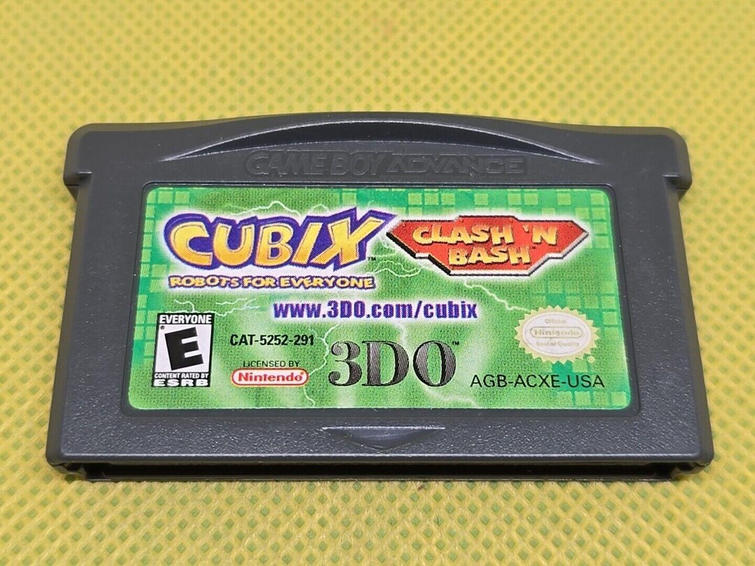 Cubix Robots for Everyone: Clash N Bash gameboy Advance, 2002 Cart Only ...