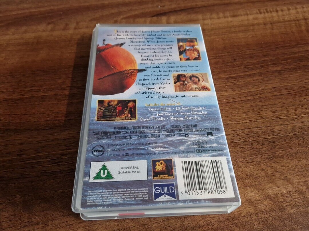 James and the Giant Peach VHS/SUR - Etsy