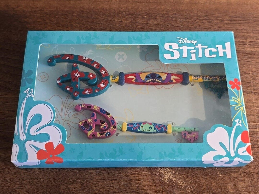 Disney Store STITCH and Scrump Opening Ceremony Key Set - Etsy
