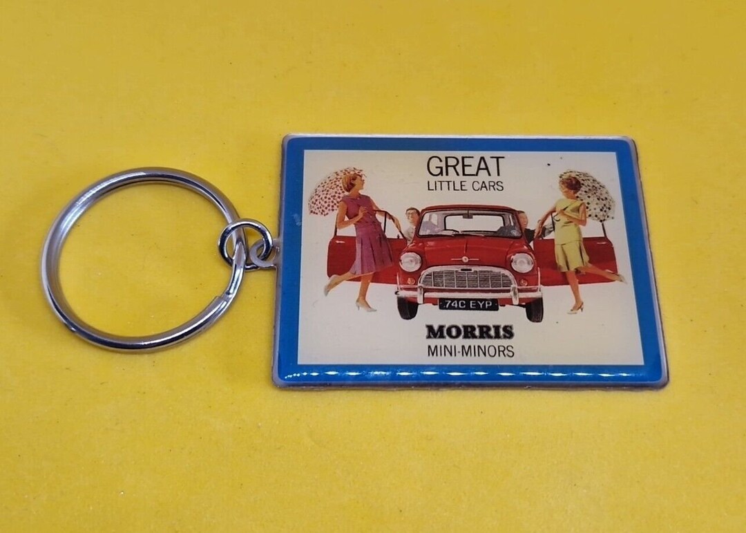 Keyring Key Ring Morris Mini-minors, Great Little Cars - Etsy