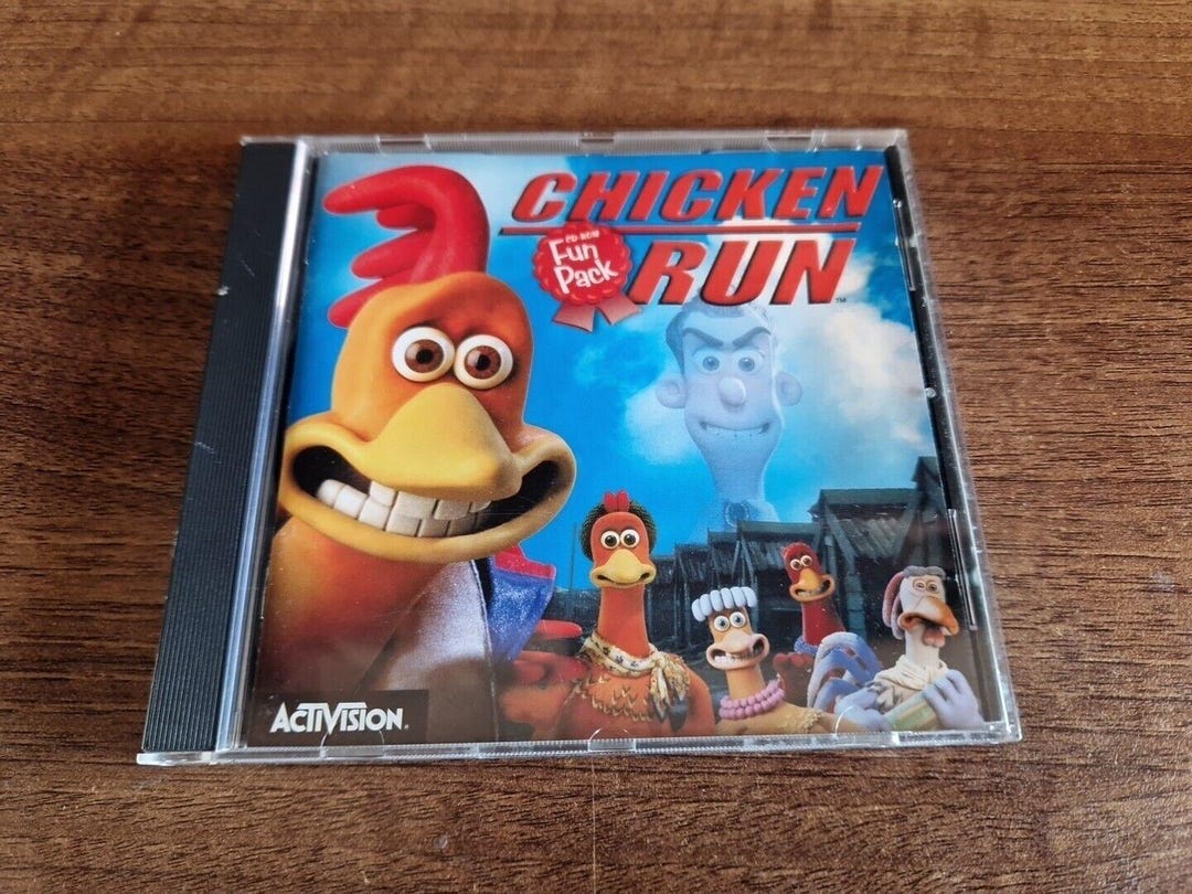 Vintage Chicken Run Cd-rom Fun Pack Pc Game Windows Free P&P - Etsy
