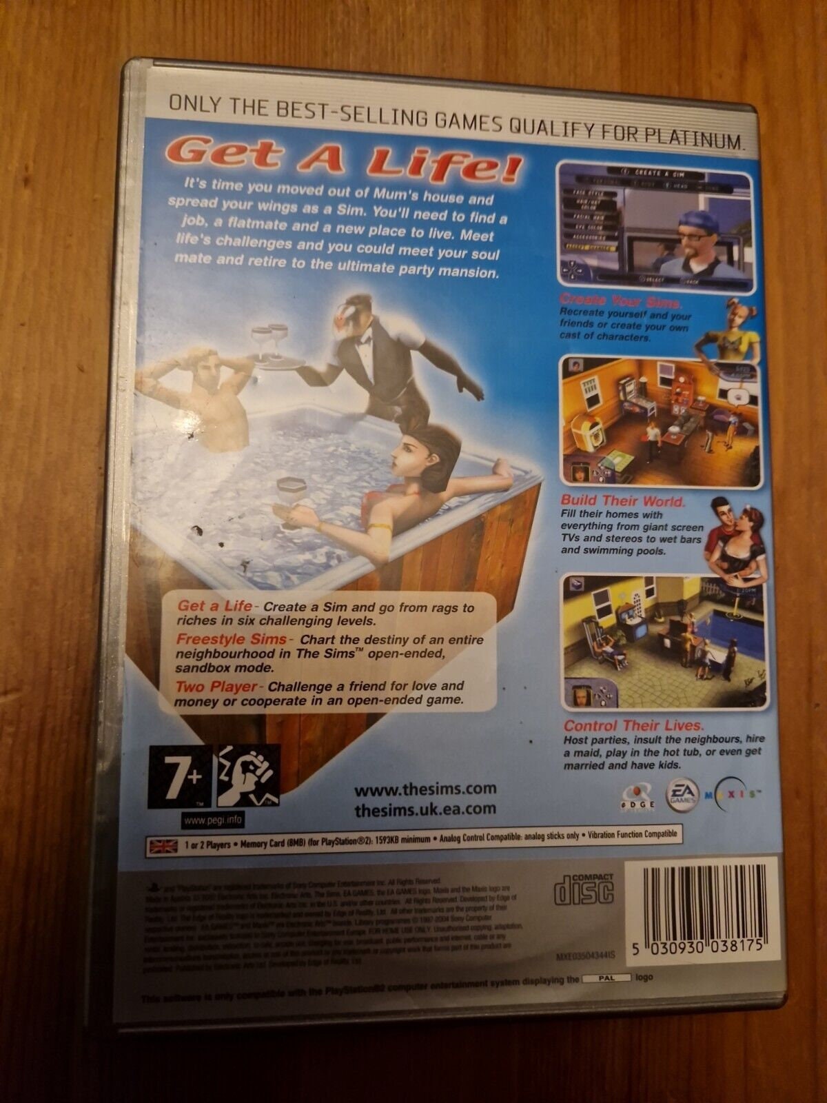 The Sims Playstation 2 Platinum Ps2 includes Manual - Etsy