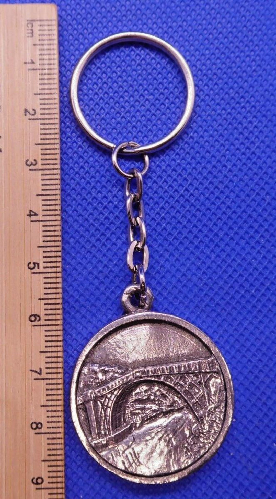 Keyring Key Ring - the Iron Bridge, Ironbridge, England, Metal - Etsy