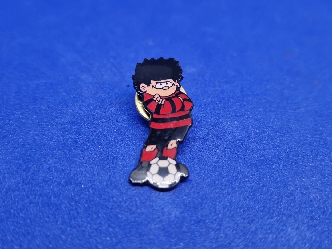 Pin Badge Retro Dennis the Menace, the Beano, Football - Etsy