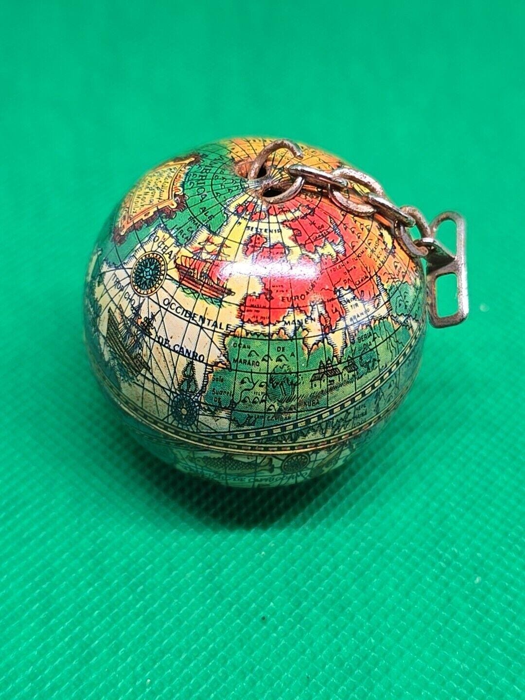Keyring Key Ring Vintage Globe World Map - Etsy