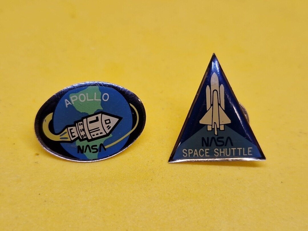 Pin Badge Vintage Nasa Apollo Space Shuttle Pins 90s - Etsy