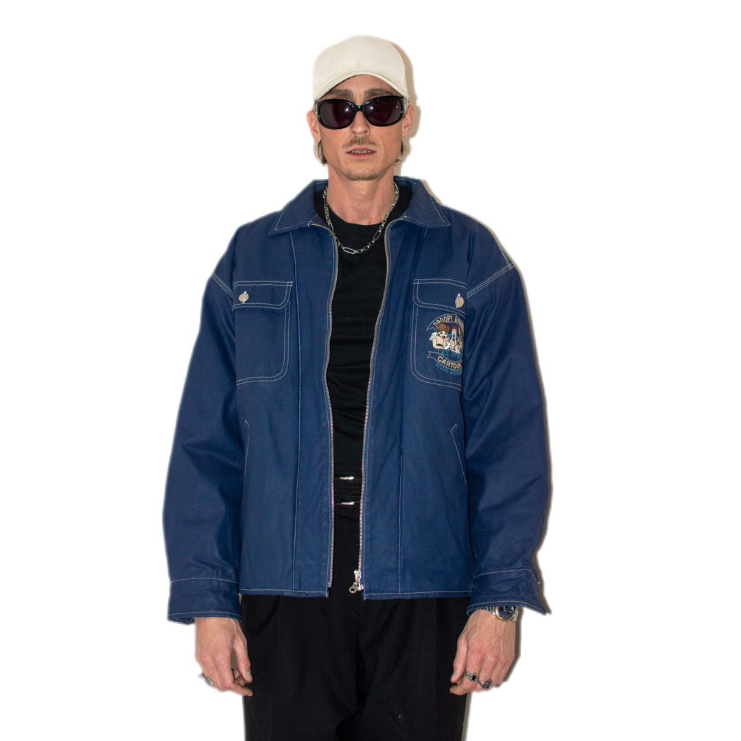 90s Vintage Rare Droopy and Friends Embroidered - Unisex Aviator ...