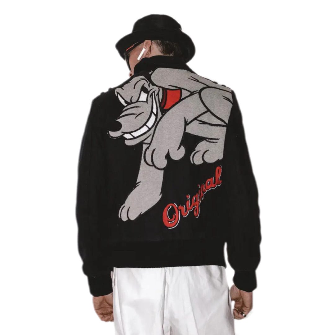 Rare 90s Vintage Luxury Disney Goofy Big Logo Bomber Jacket - Unisex ...