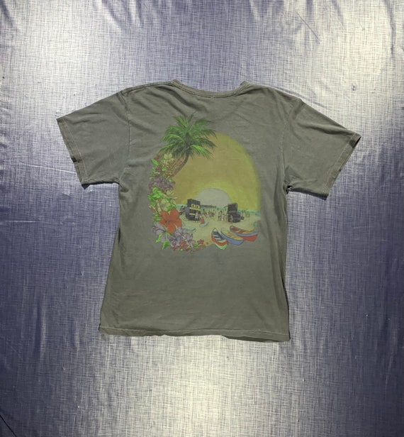 2000’s Vintage Y2K Stüssy Double Print Sunset Graphic… - Gem