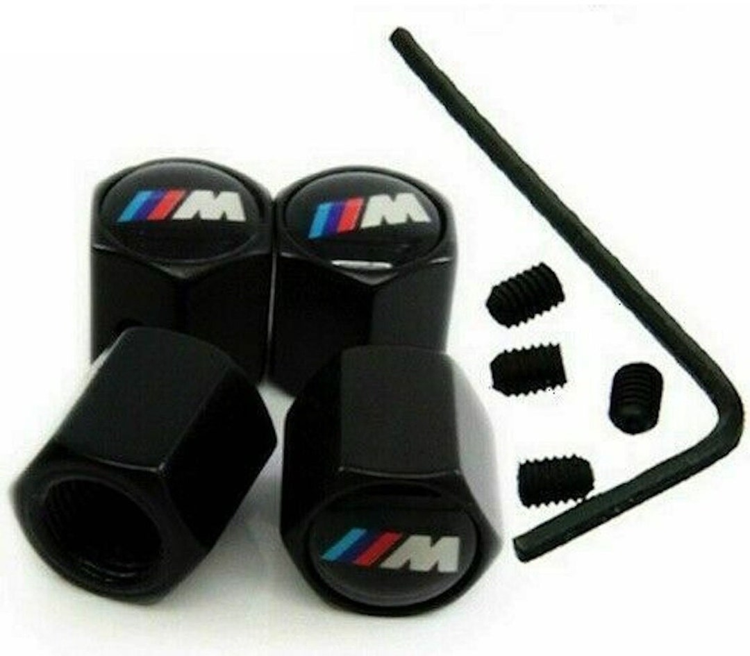 BMW M Sport Black Wheel Valve Dust Caps Motorsport Anti-theft - Etsy