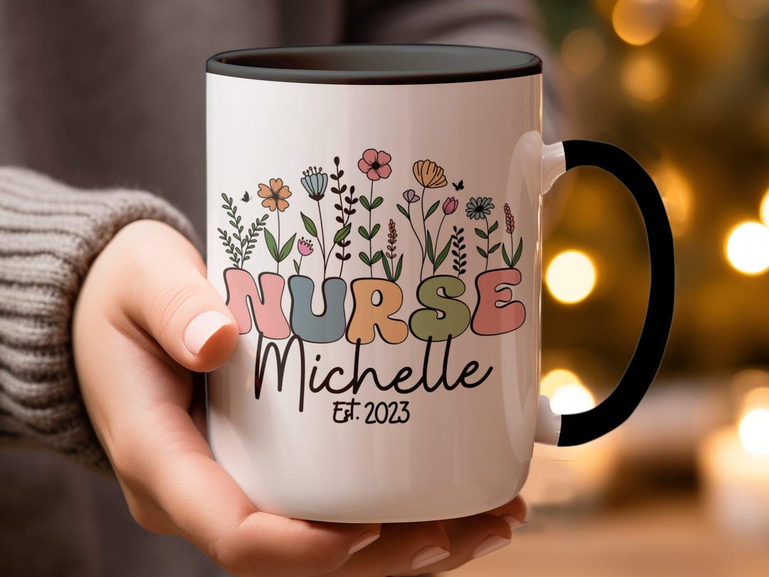 Custom Nurse Mug, Nurse Gifts, Personalized Mug, Gifts for Nurse, Nurse ...