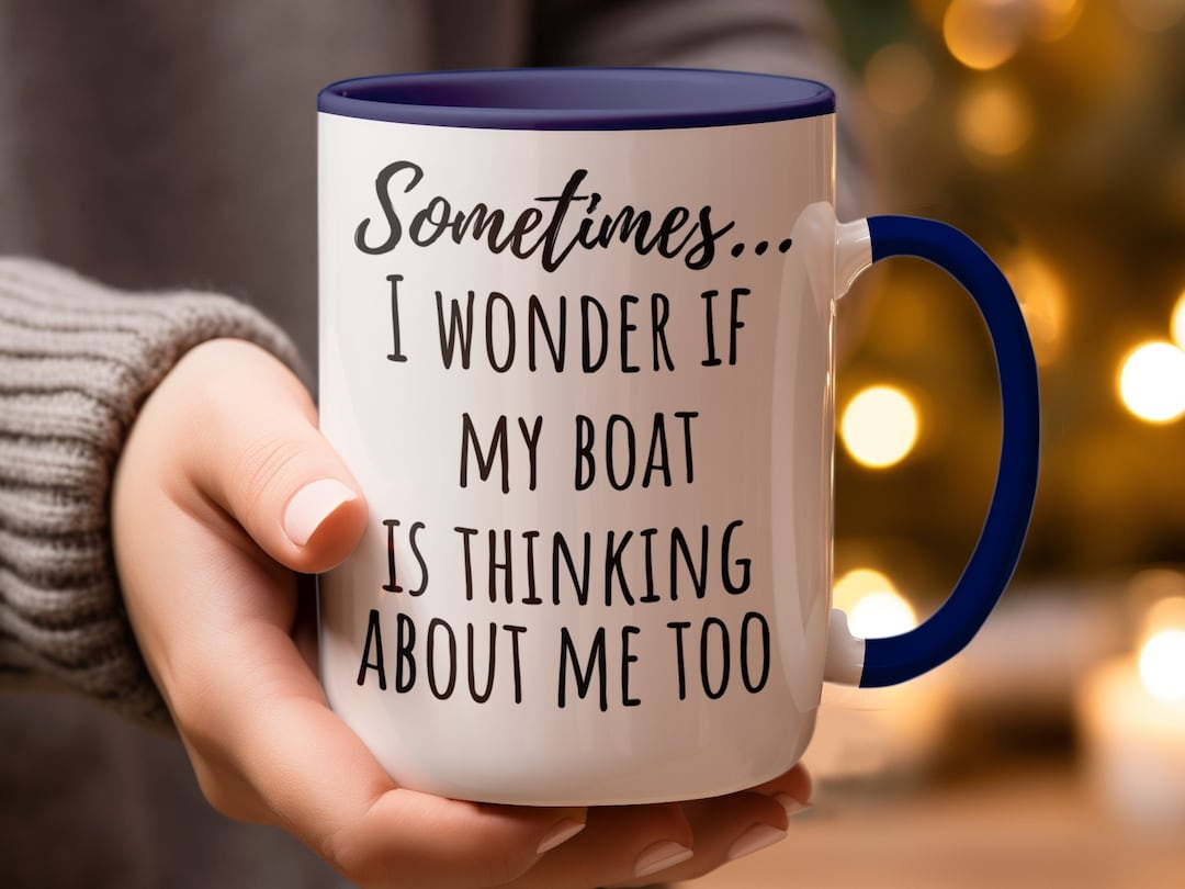 Funny Boat Nautical Coffee Mug: Boat Captain Gifts. Boating Tea Mug ...