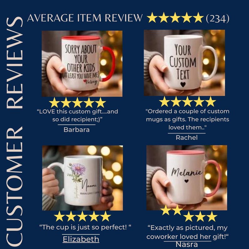 Personalized Mug, Custom Name Mug, Name Mug Personalized, Custom Coffee ...