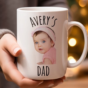 Custom Baby Face Photo Mug, New Parent Gift, Mug for Dad / Mom, Mug ...