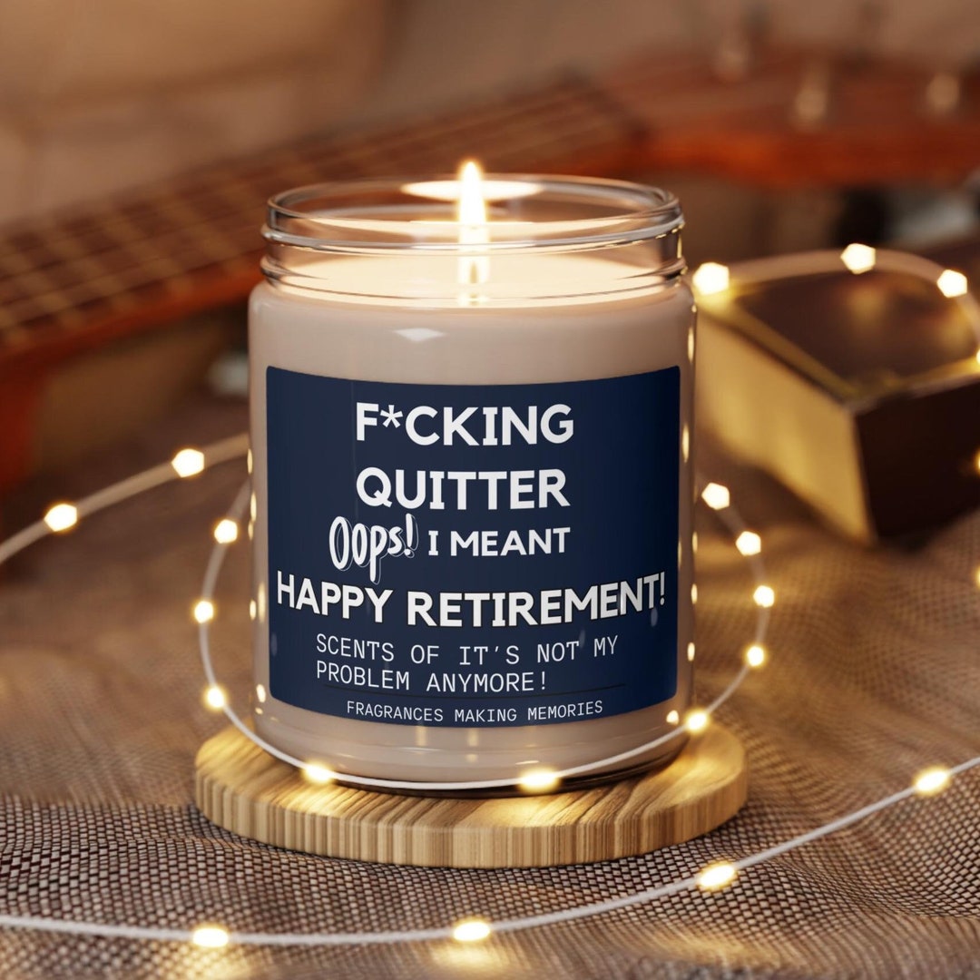 Custom Retirement Gift, Quitter Retirement Gift, Gift for Teacher ...