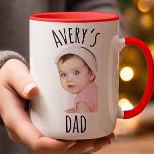 Custom Baby Face Photo Mug, New Parent Gift, Mug for Dad / Mom, Mug ...