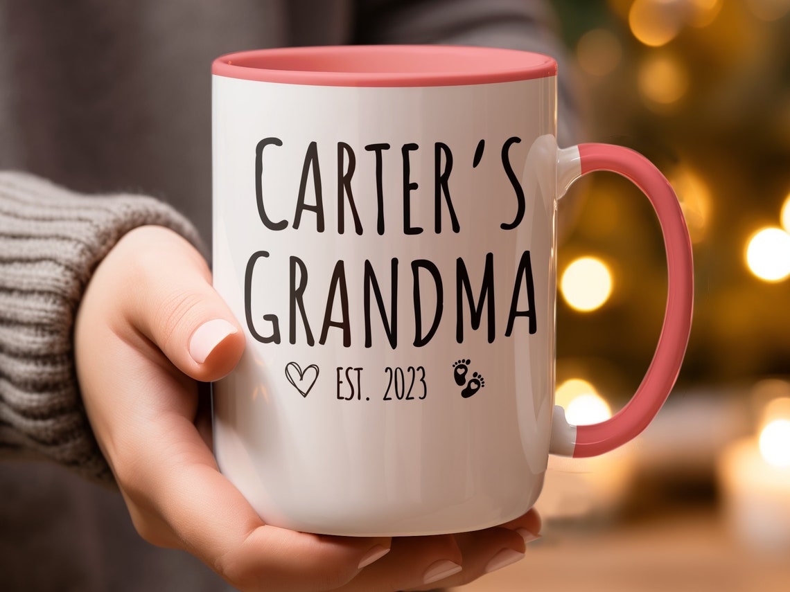 Grandma Mug, Grandma Gift Ideas, First Time Nana Gift, New Grandparent ...