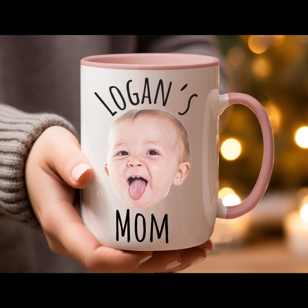 Custom Baby Face Mug, Personalized Baby Face Photo Coffee Mug, Custom ...