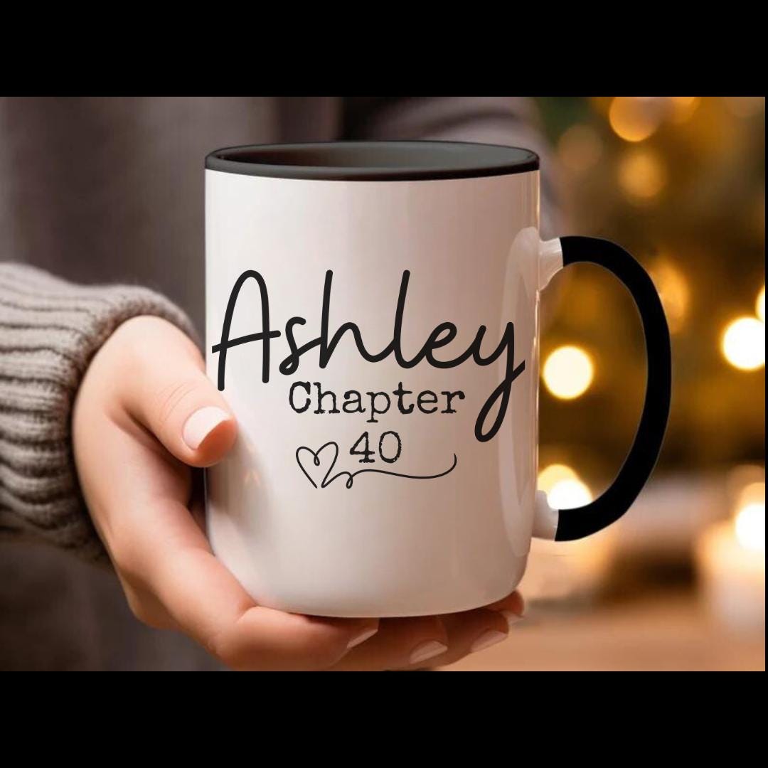 40th Birthday Mug Custom 40 Birthday Gift for Her Personalized Birthday ...
