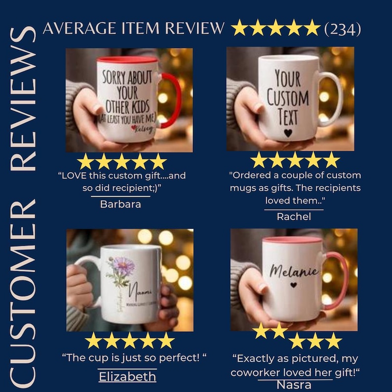 Personalized Mug, Custom Name Mug, Name Mug Personalized, Custom Coffee ...