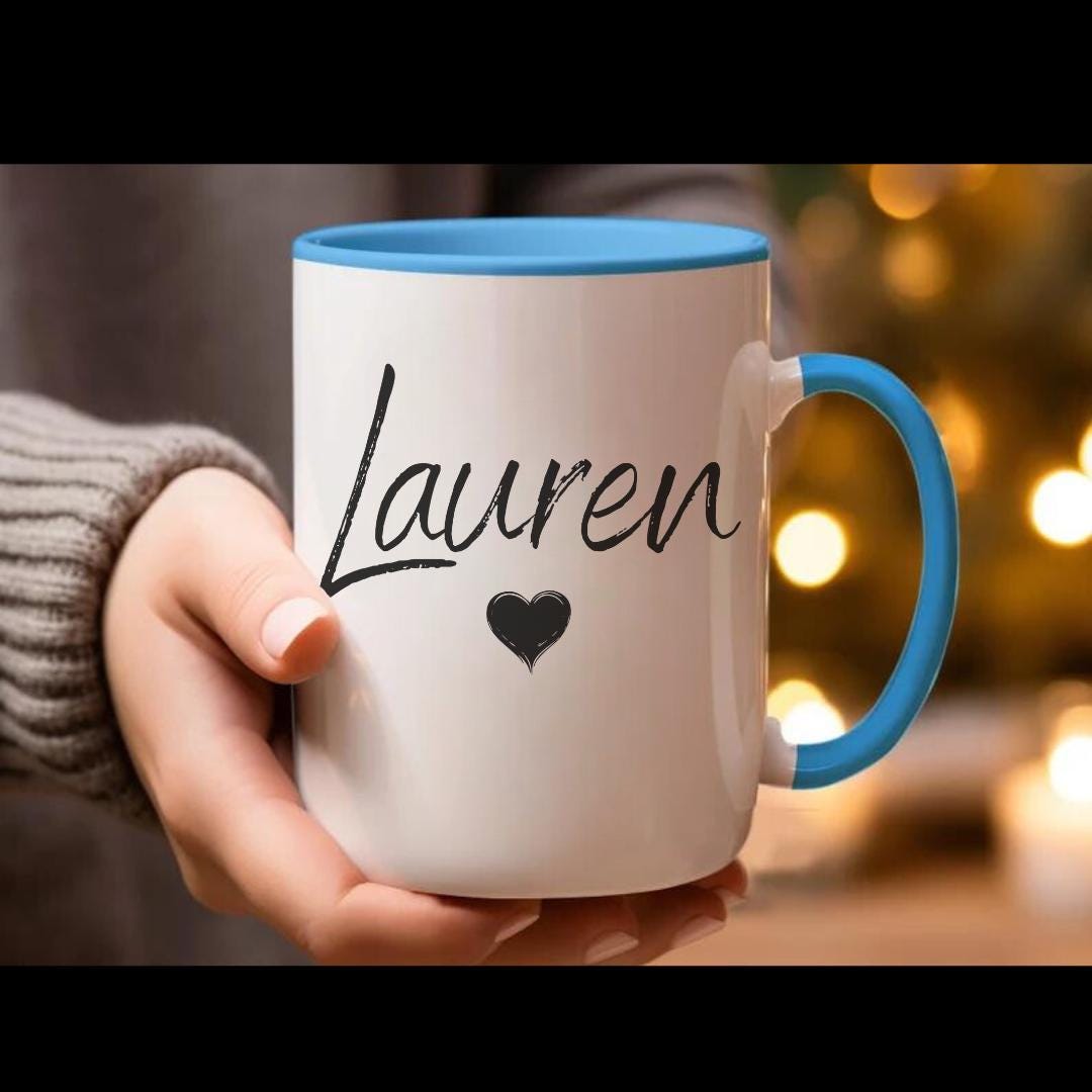 Personalized Mug, Custom Name Mug, Name Mug Personalized, Custom Coffee ...