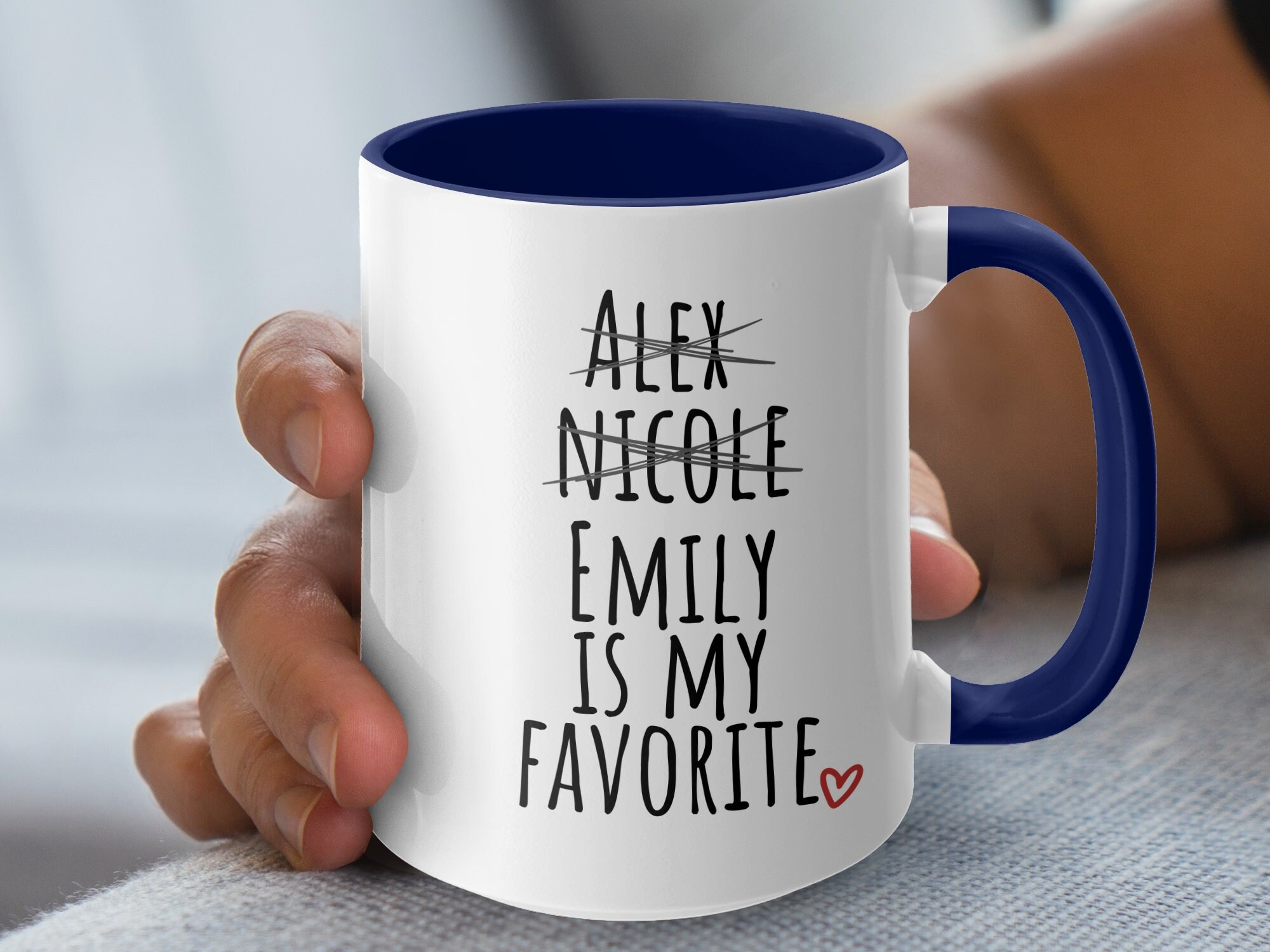 Funny Favorite Child Mug, Christmas Gift for Mom, Favorite Son ...