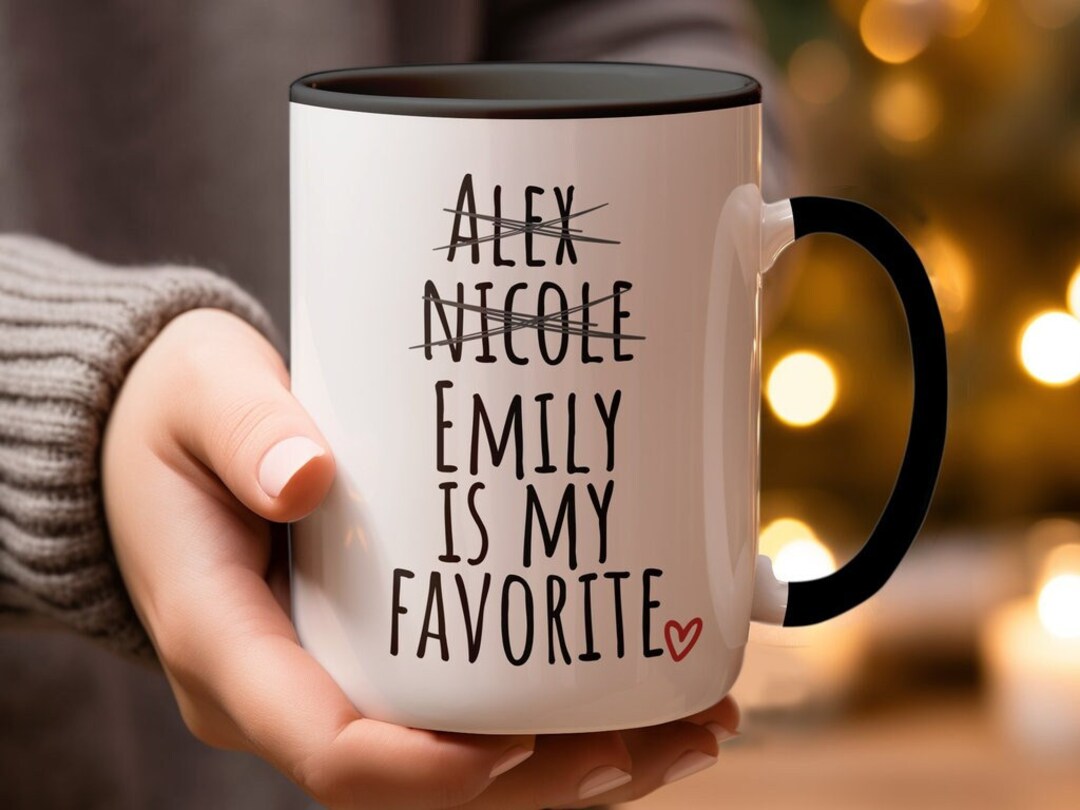 Funny Favorite Child Mug, Christmas Gift for Mom, Favorite Son ...
