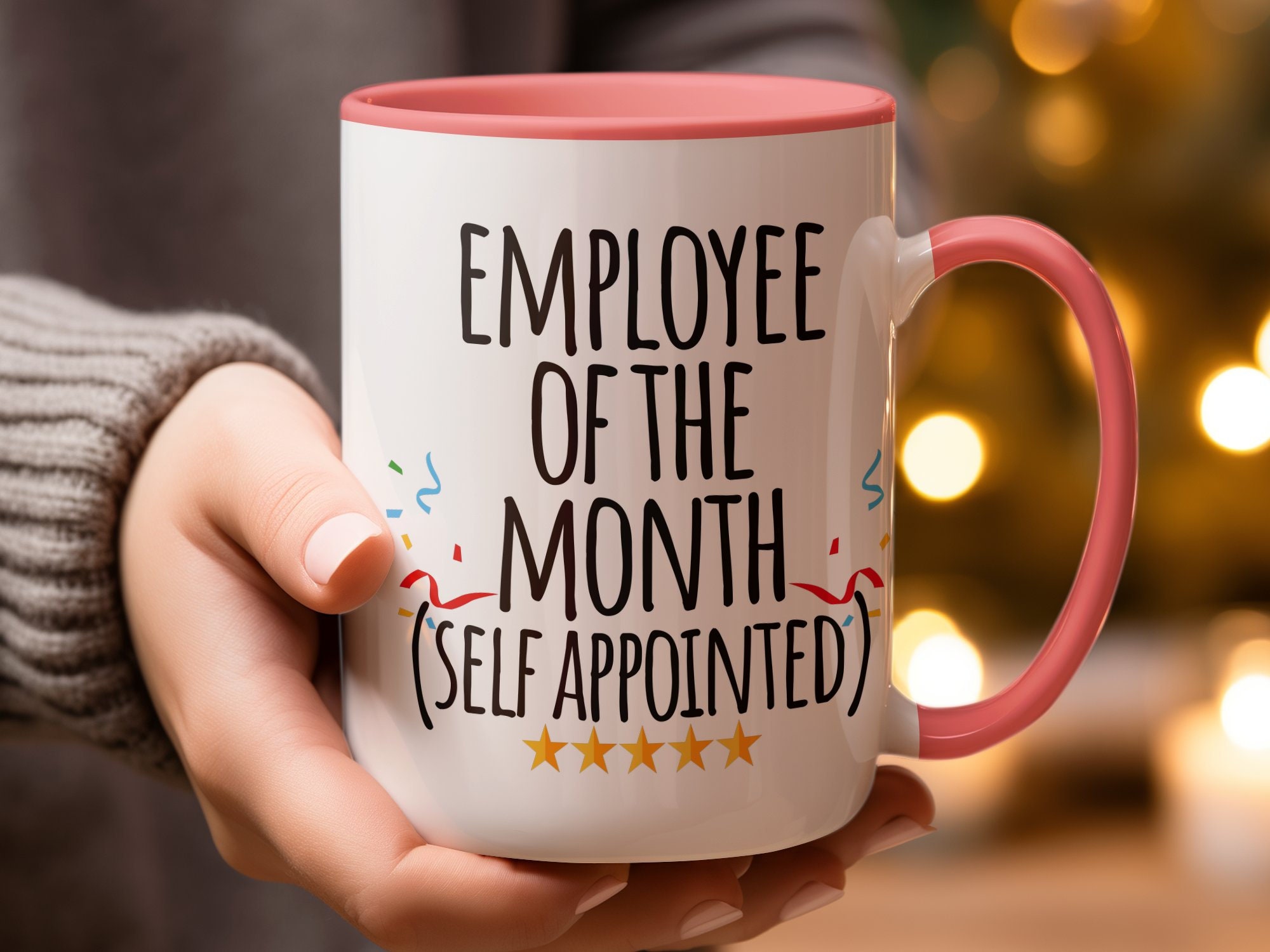 Funny Work Mug, Employee of the Month. Self Appointed Funny Work Humour ...