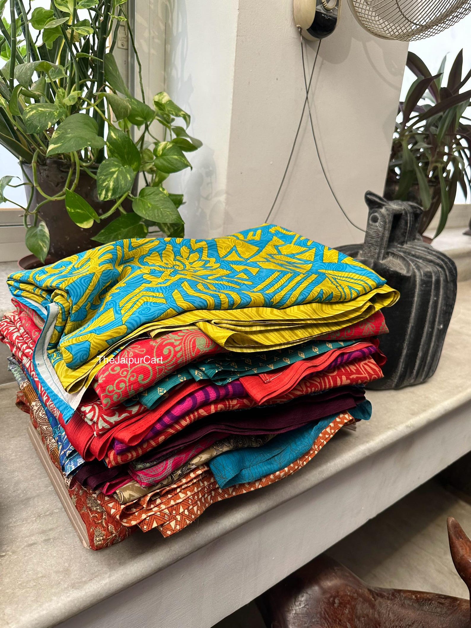 Indian Recycled Silk Sari , Art Silk Sari Fabric Used Fabric for Nuno ...