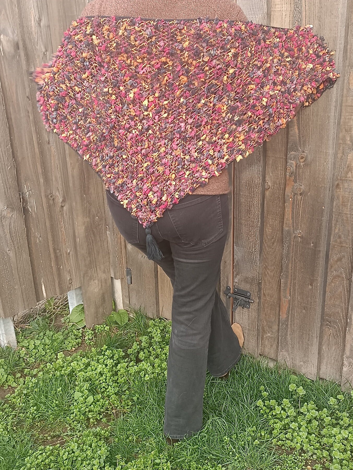 Boho Style Shawl, Stage Costume of a Beggar, Witch's Wrap, Rag Scarf ...