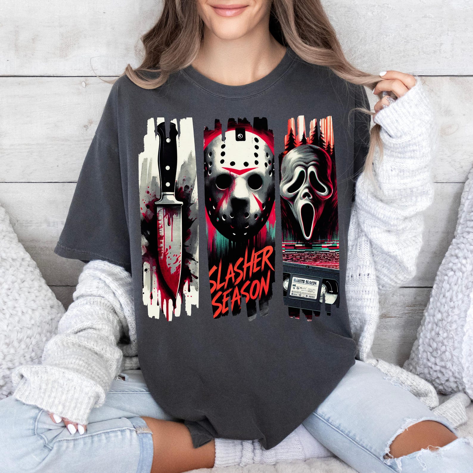 Slasher Season PNG Design, Horror Movie Halloween Png, Bloody ...