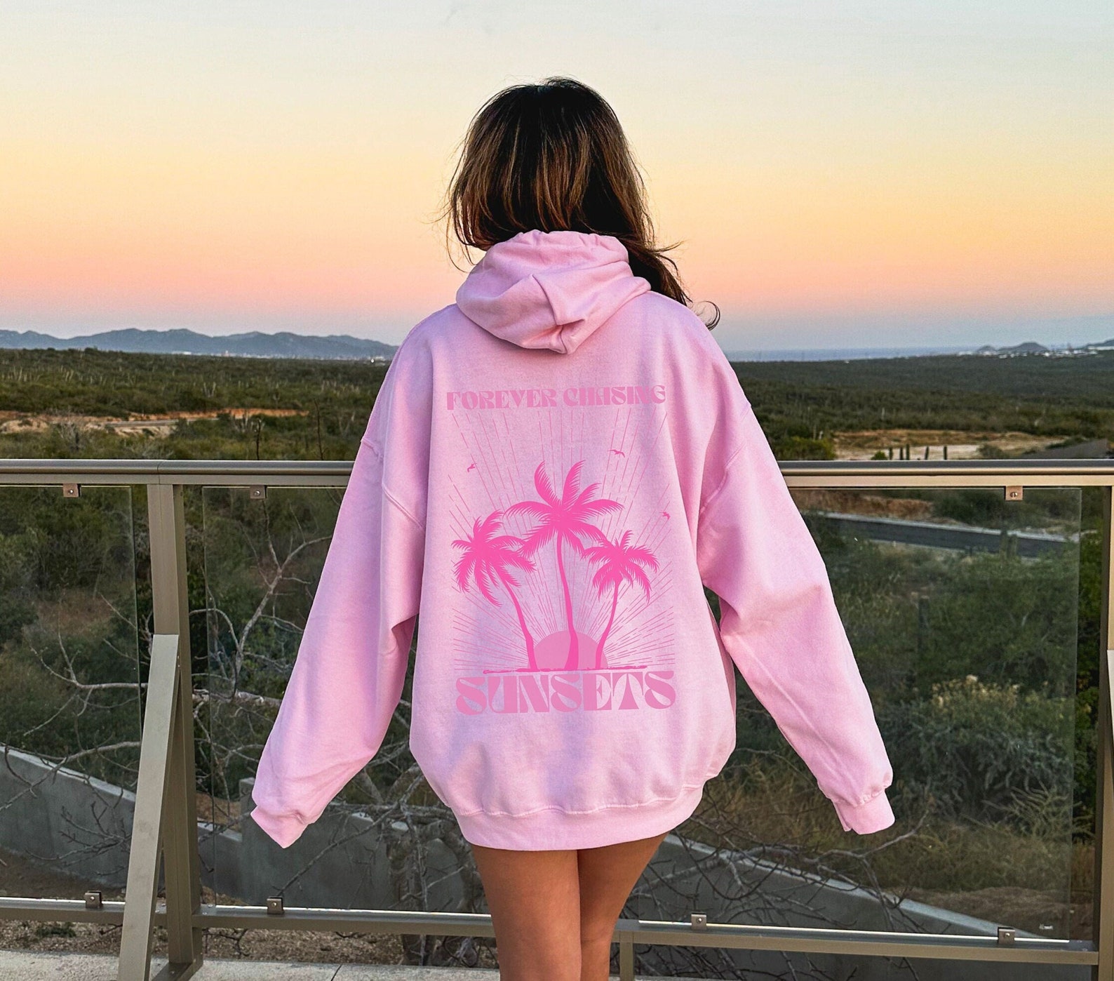 Forever Chasing Sunsets Beach Hoodie Teenage Girl Gift Sunset Hoodie ...