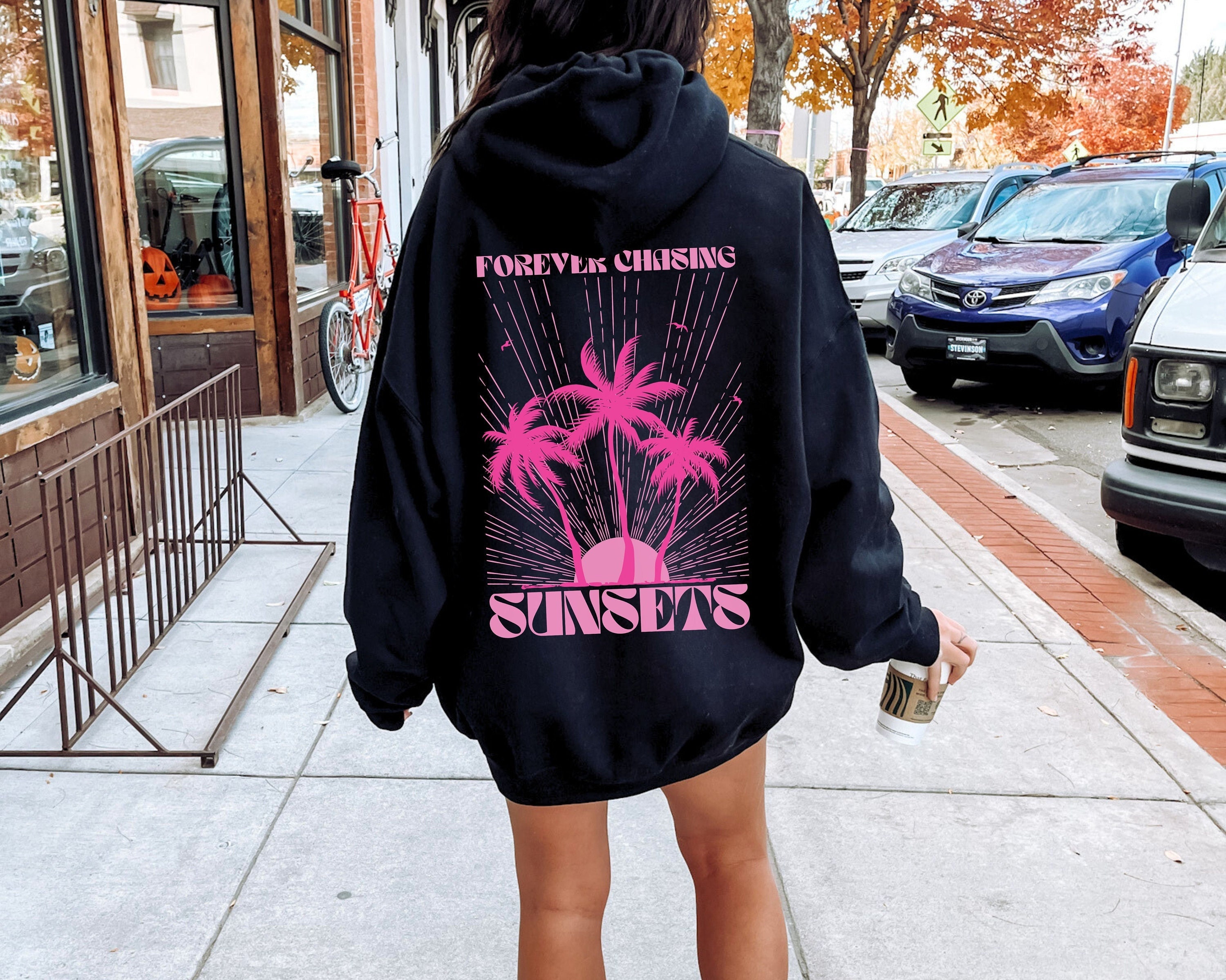Forever Chasing Sunsets Beach Hoodie Teenage Girl Gift Sunset Hoodie ...