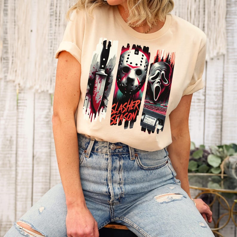 Slasher Season PNG Design, Horror Movie Halloween Png, Bloody ...