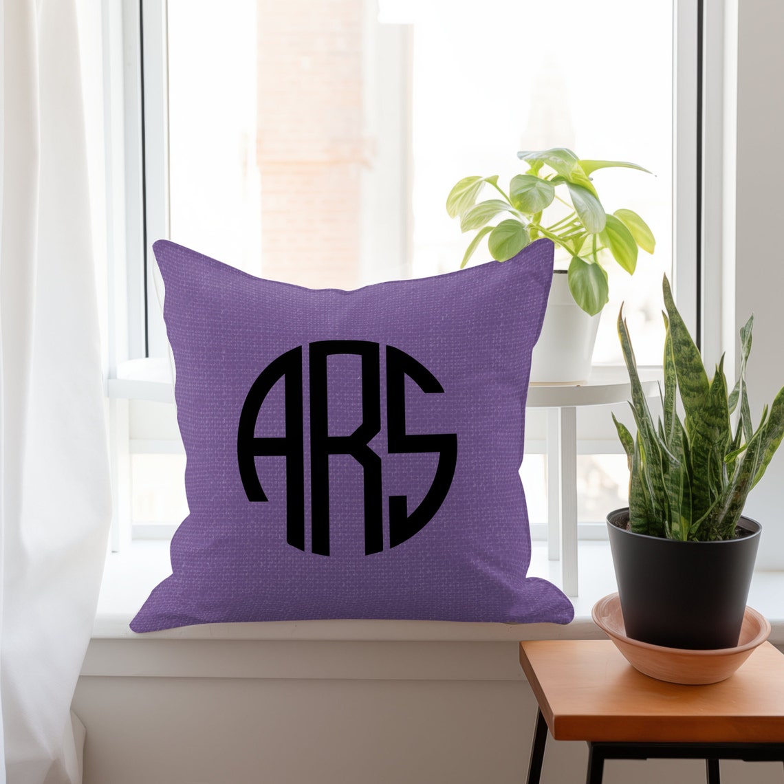Monogram Pillows Initial Pillow Custom Name Pillow Customizable Pillow ...