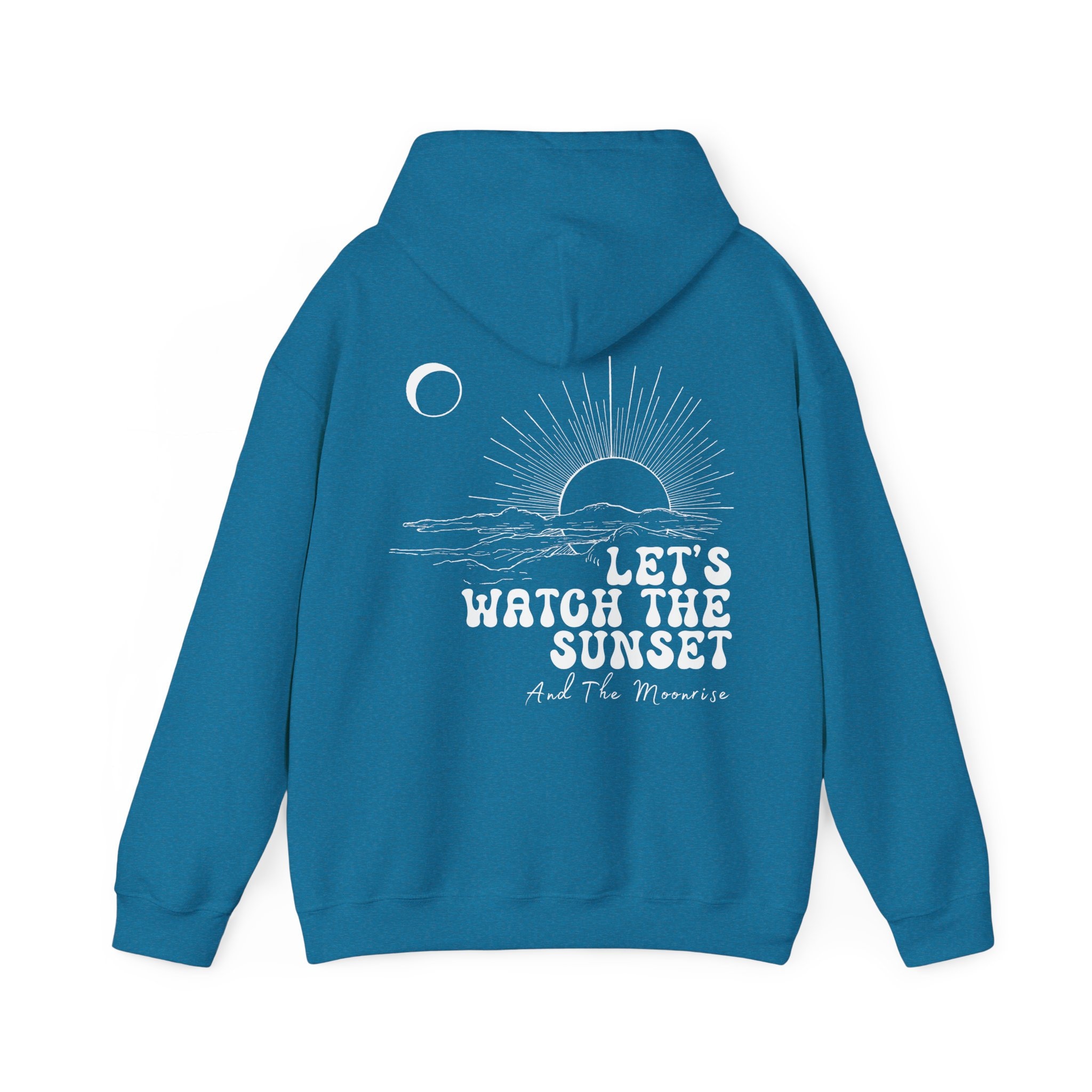 Lets Watch the Sunset Hoodie Ocean Beach Hoodie Sunset Summer Hoodie ...