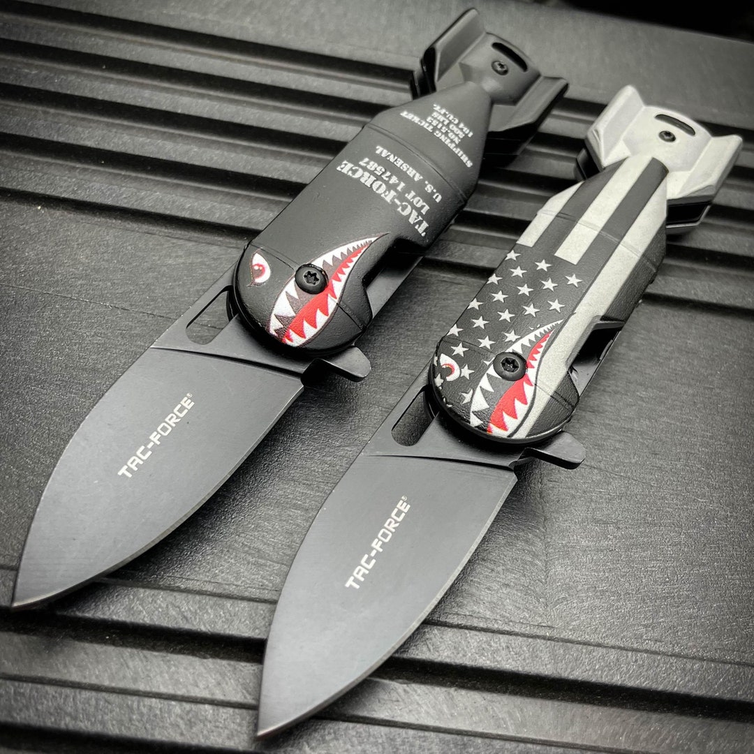 6.25 Tac-force Military Shark Bomb Tactical Spring Assisted - Etsy